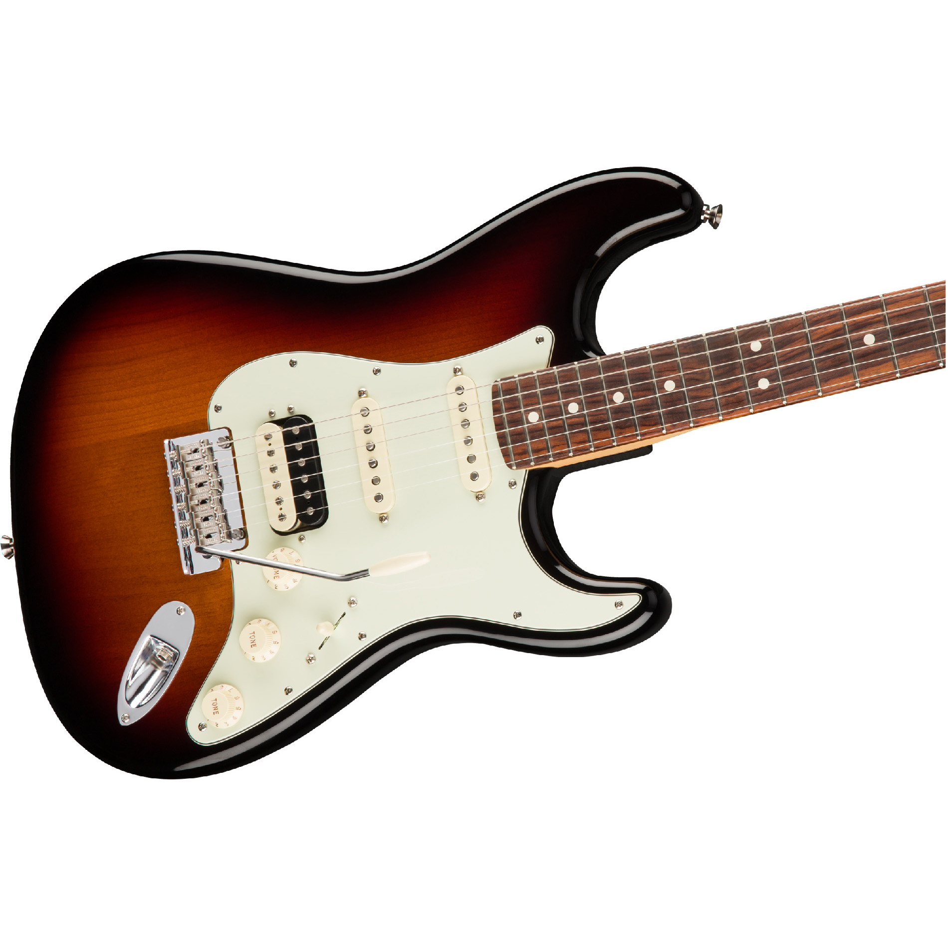 Купить Fender AM PRO STRAT HSS SHAW RW 3TS цена ? и Полуакустические ...