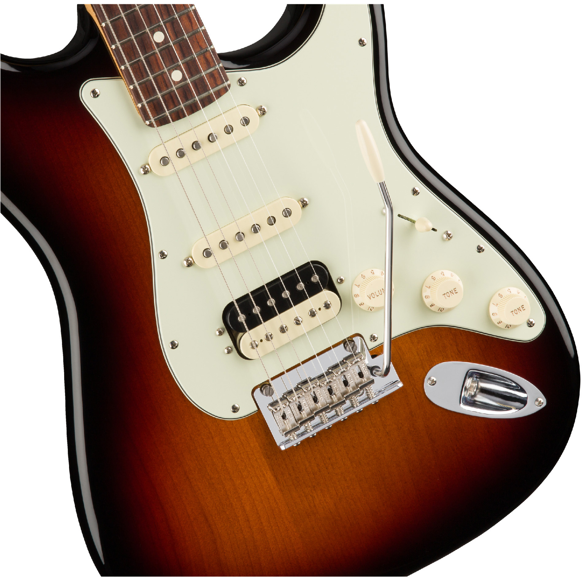 Купить Fender AM PRO STRAT HSS SHAW RW 3TS цена ? и Полуакустические ...